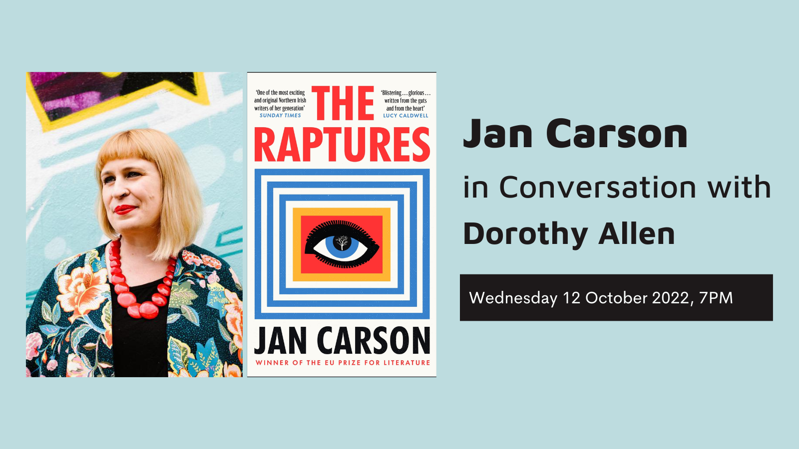 Author Jan Carson in Conversation with Dorothy Allen - Irish Cultural ...