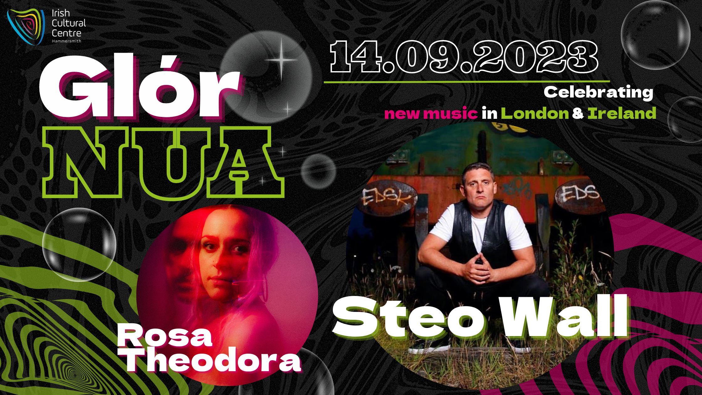 Glór Nua: Steo Wall + Rosa Theodora - Irish Cultural Centre