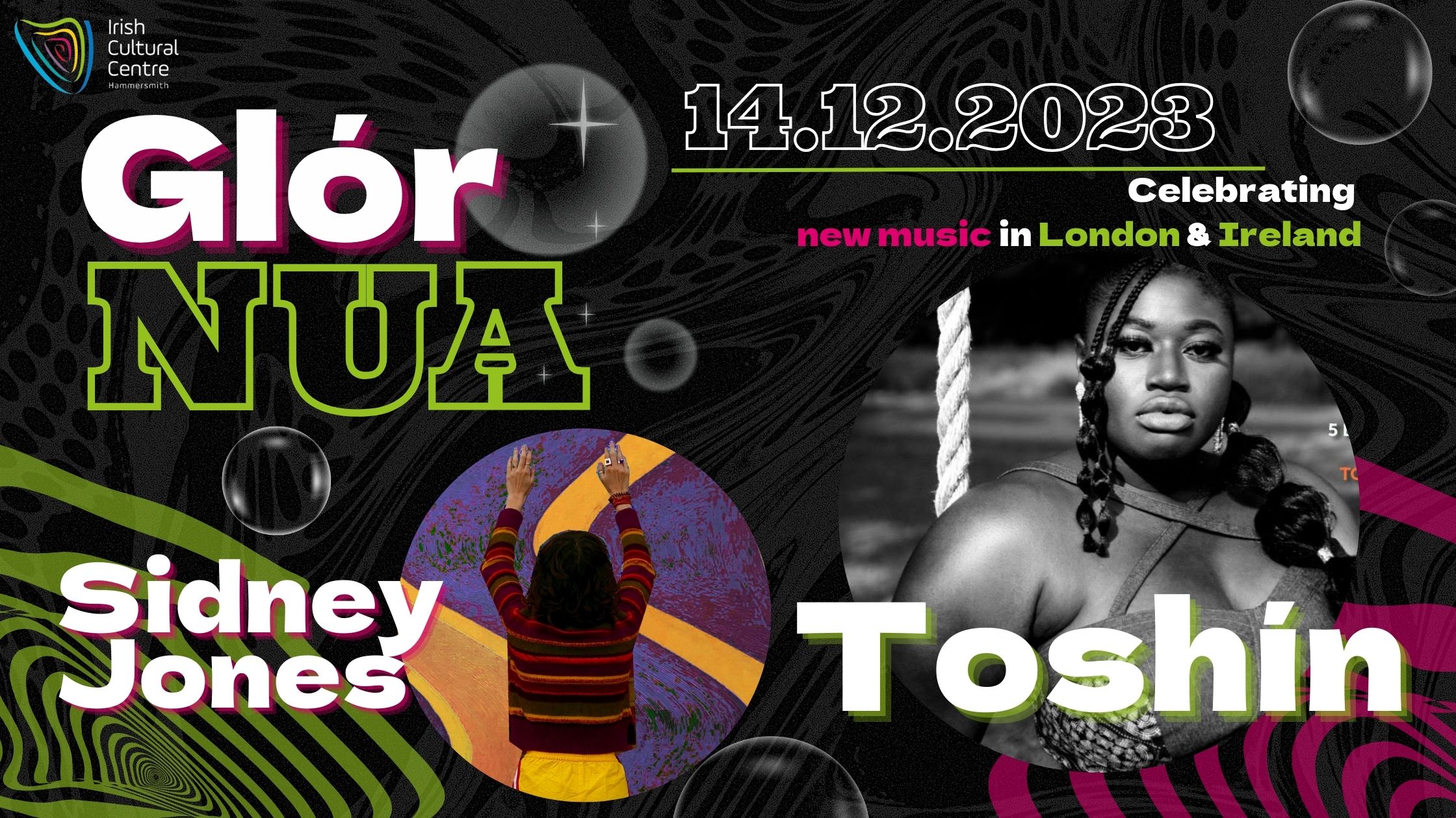 Glór Nua: Toshín & Sidney Jones - Irish Cultural Centre