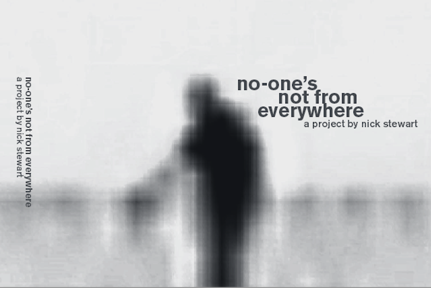“No-one's Not From Everywhere”. A Talk by Irish Artist Nick Stewart ...