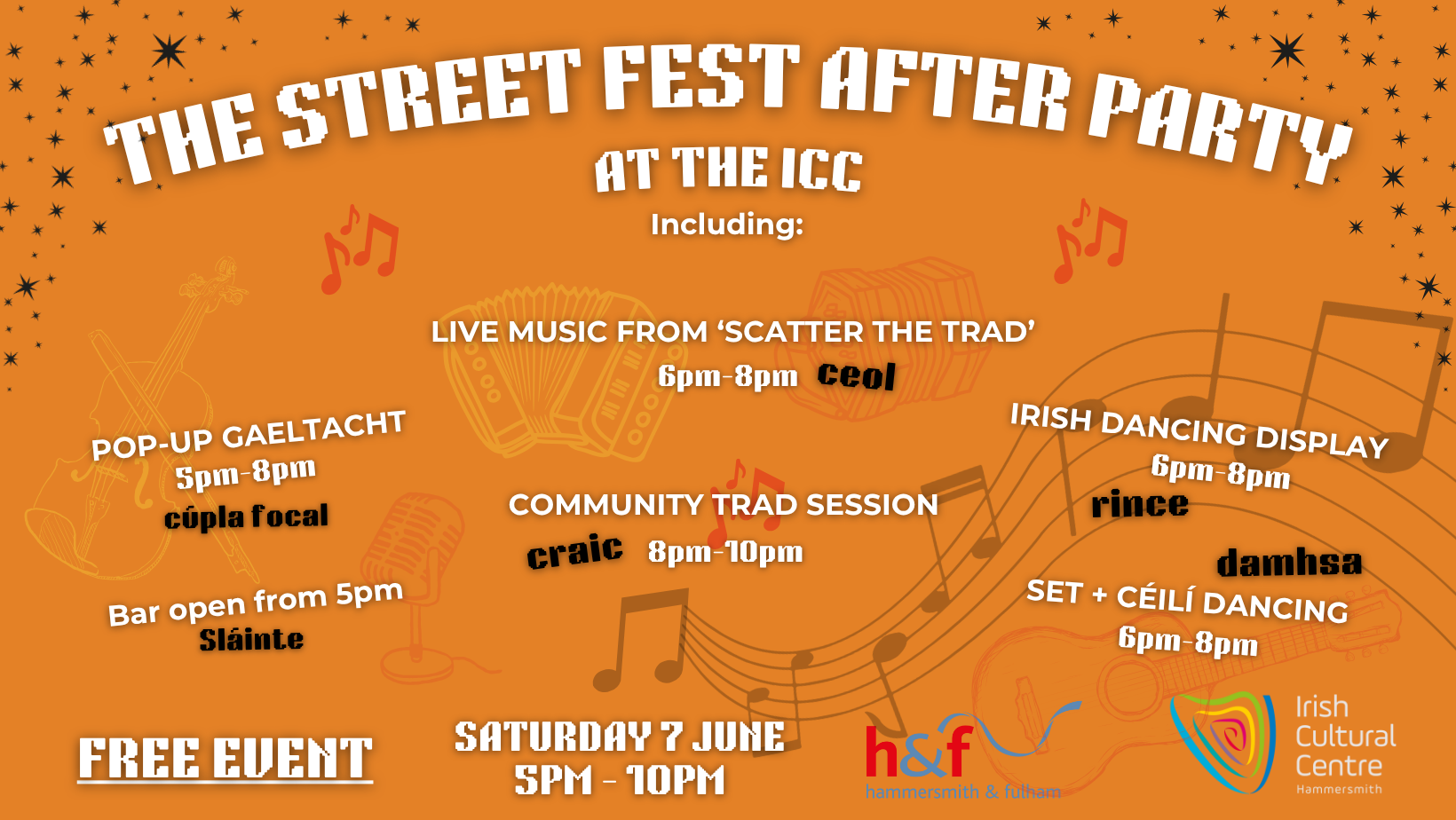 The Street Fest After Party - Irish Cultural Centre